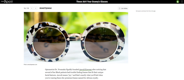 The Root Article on Anwuli Eyewear